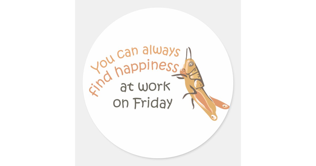 Happy Friday Sticker | Zazzle