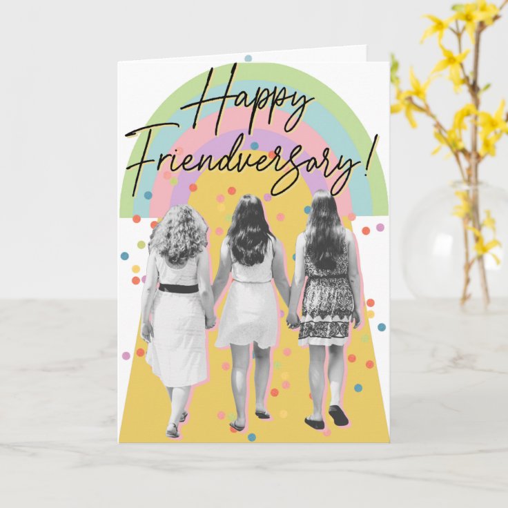 Happy Friendversary Friendship Card | Zazzle