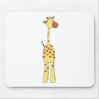 Cartoon Giraffes: The Herd mousepad | Zazzle.com