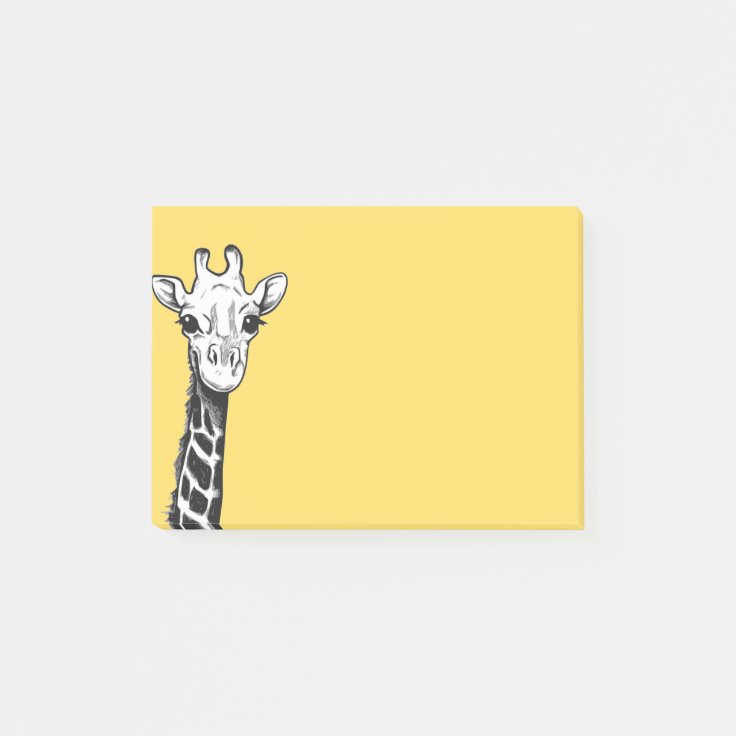 Happy Giraffe Post It Notes | Zazzle