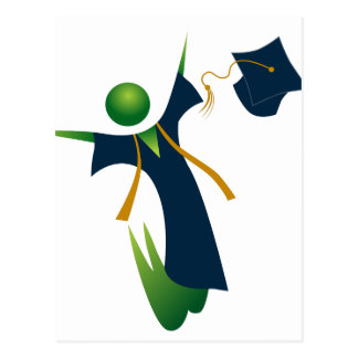Graduation Stick Figure Postcards | Zazzle
