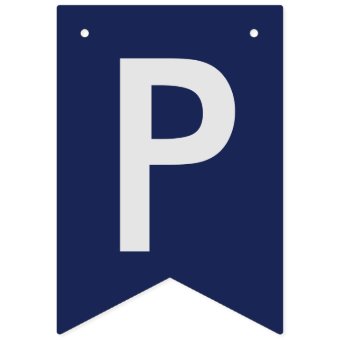 Happy Graduation Blue School Bunting Banner | Zazzle