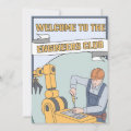 Happy Graduation For Engineers - Welcome to club Invitation | Zazzle