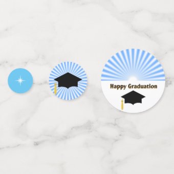 Happy Graduation Table Confetti | Zazzle