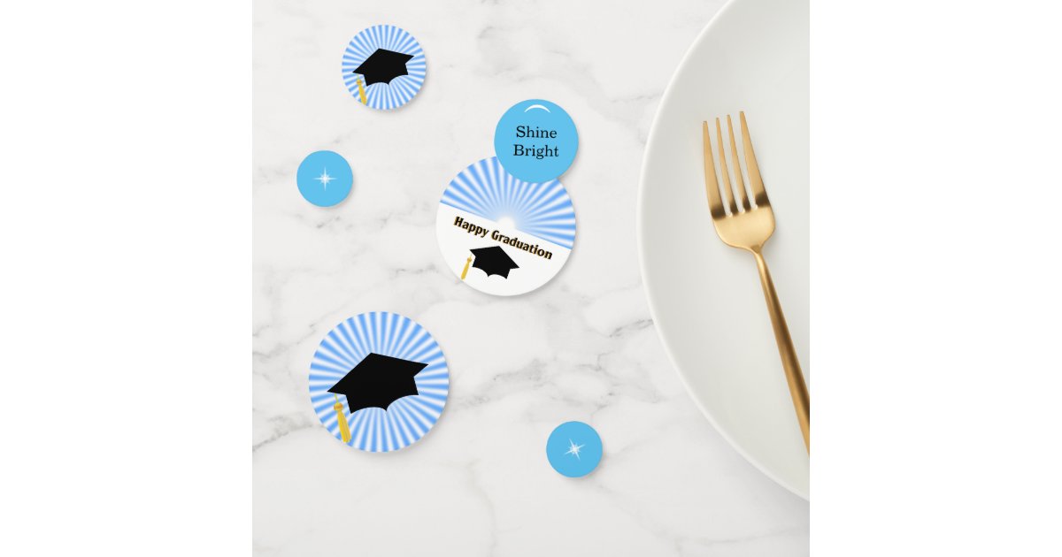 Happy Graduation Table Confetti | Zazzle