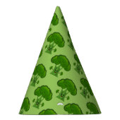 Happy Green Broccoli Party Hat | Zazzle