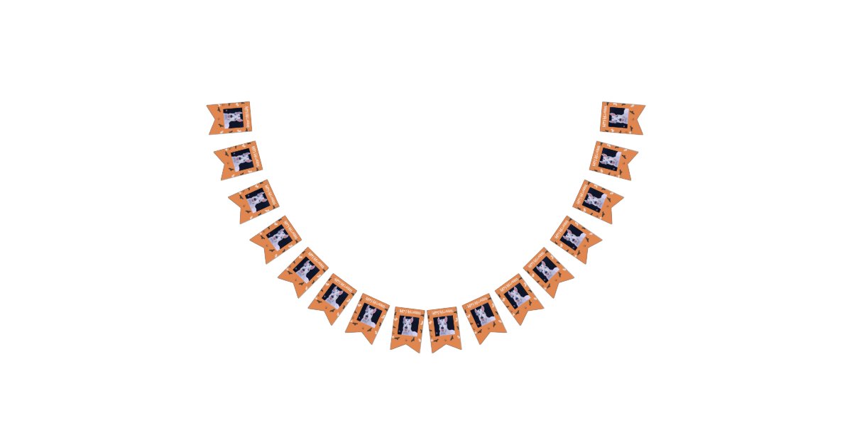Happy Halloween Bunting Flags | Zazzle