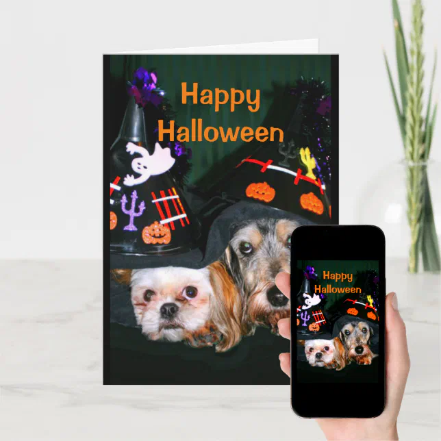 Happy Halloween - Don't Be Afraid Of The Bark! Card | Zazzle