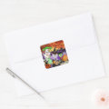 Happy Halloween Goblin Sheet Stickers Cute | Zazzle