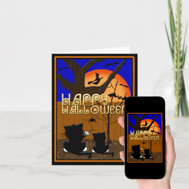 Happy Halloween Greeting Card | Zazzle