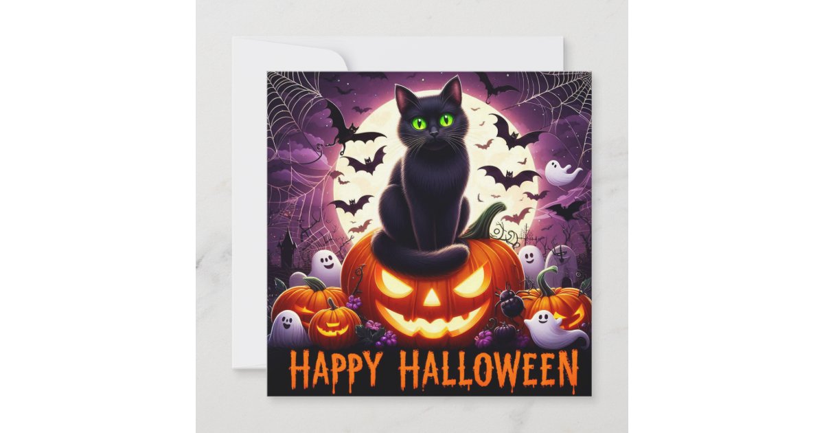 Happy Halloween Greeting Cards | Zazzle