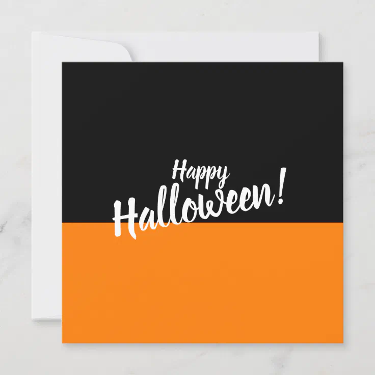 Happy Halloween Modern Chic Party Invitation | Zazzle