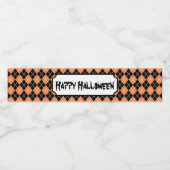 Happy Halloween Party Water Bottle Labels Stickers | Zazzle
