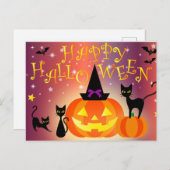 Happy Halloween Postcard | Zazzle