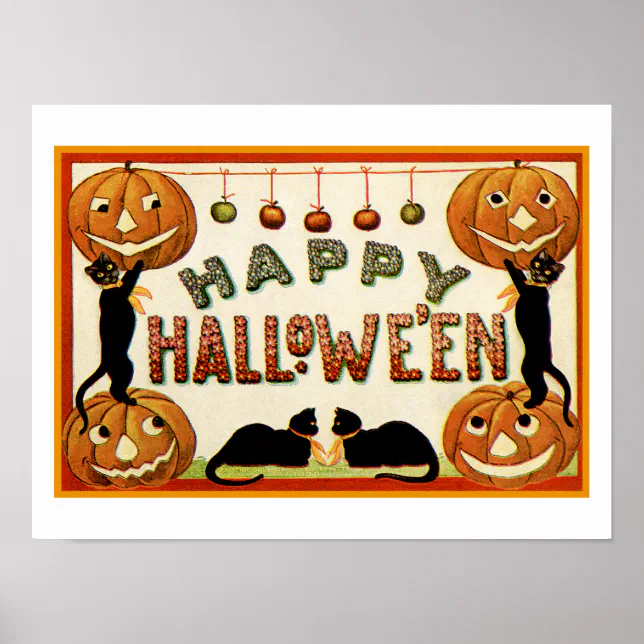 Happy Halloween Poster | Zazzle