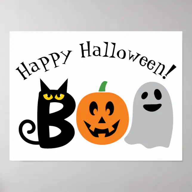 Happy Halloween Poster | Zazzle