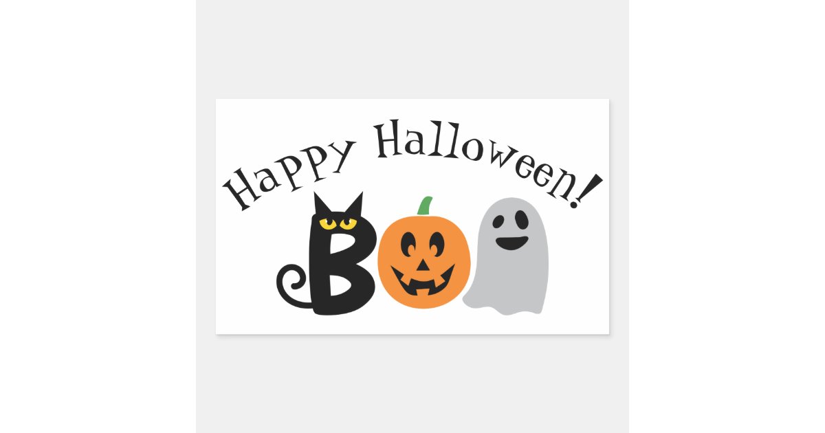 Happy Halloween Stickers | Zazzle