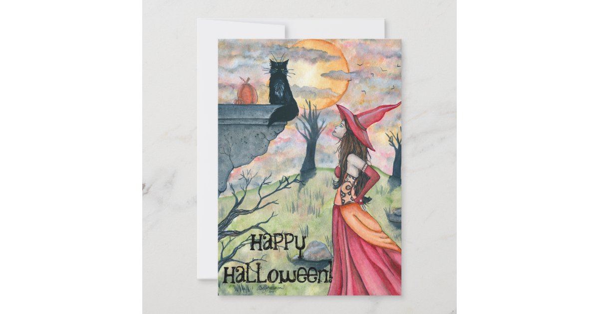 Happy Halloween! Wiggles and the Witch Invitation | Zazzle
