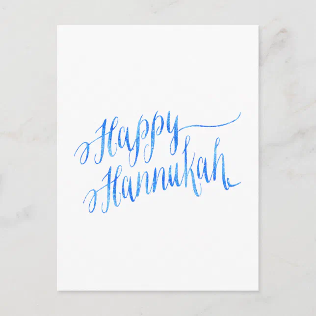 Happy Hanukkah Chanukah HANNUKKAH HANUKA Holiday Postcard | Zazzle