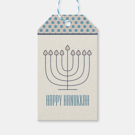 Happy Hanukkah Gift Tag | Zazzle.com