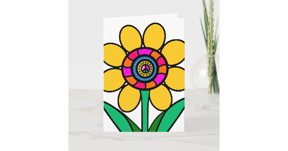 HAPPY, HAPPY, PEACEFUL BIRTHDAY! CARD | Zazzle