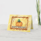 Fall Harvest Card | Zazzle.com