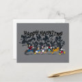 Happy Haunting from Mickey and Friends Postcard | Zazzle