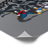 Happy Haunting from Mickey and Friends Poster | Zazzle