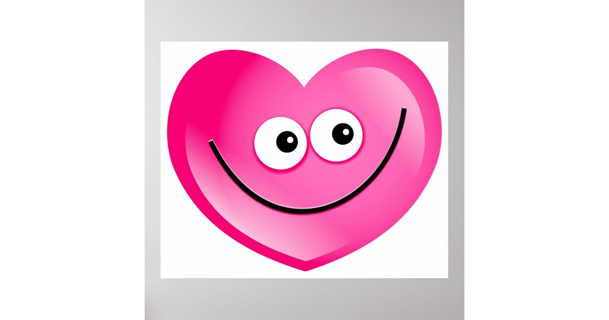 Happy Heart Poster | Zazzle