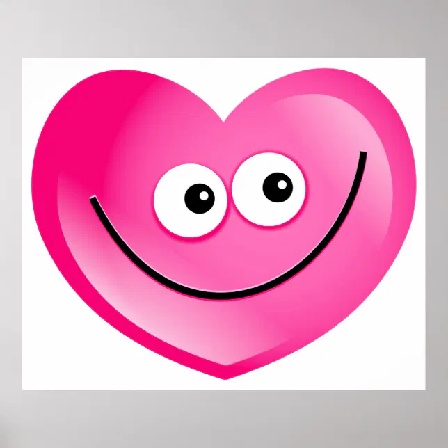 Happy Heart Poster | Zazzle