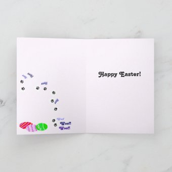 Happy Heidi Rottweiler Easter Card | Zazzle
