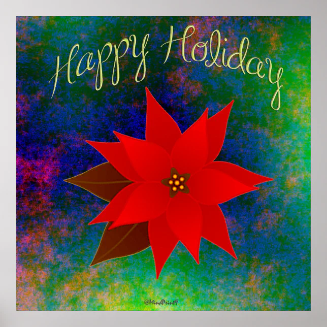 Happy Holiday Poster | Zazzle