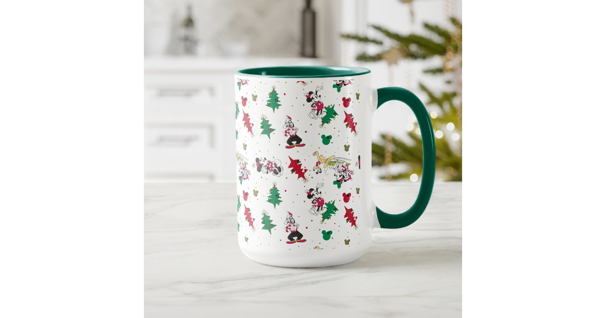 Happy Holidays | Christmas Mickey Mouse & Friends Mug | Zazzle
