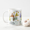 Happy Holidays Christmas Mug With Trees | Zazzle