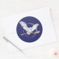 Happy Holidays Hedwig Delivery Classic Round Sticker | Zazzle