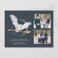 Happy Holidays Hedwig Delivery | Family Photo Holiday Postcard | Zazzle