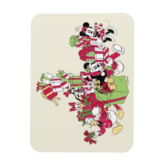 Happy Holidays | Mickey & Friends Christmas Gifts Magnet | Zazzle