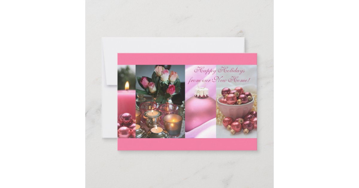 Happy Holidays - New Address Christmas Card | Zazzle