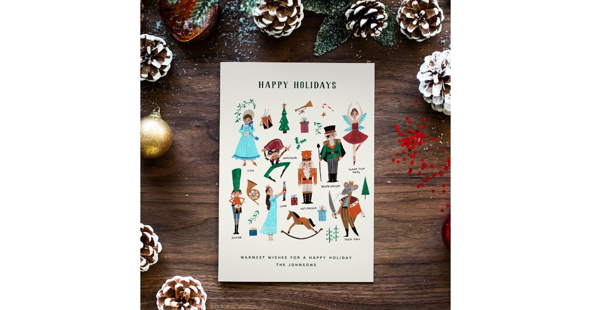 Happy Holidays | Nutcracker | Postcard | Zazzle