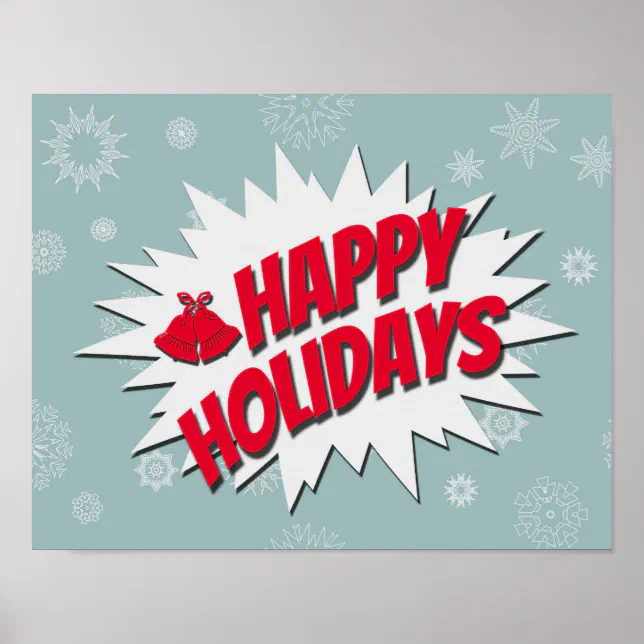 Happy Holidays Poster | Zazzle