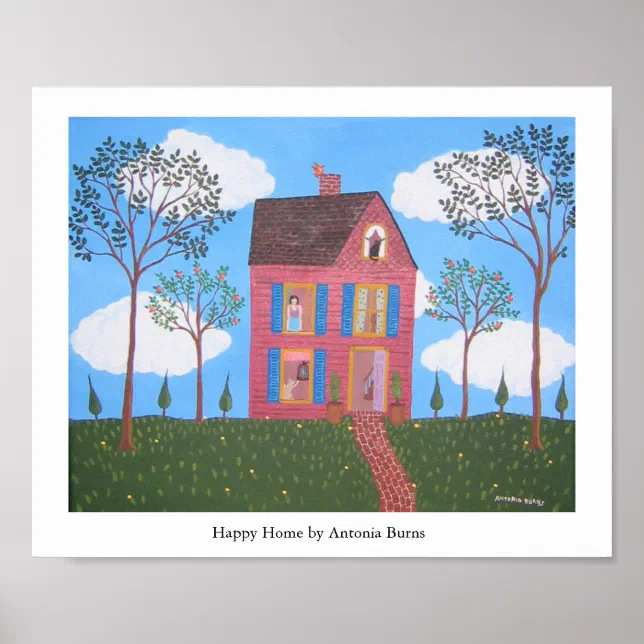 Happy Home Poster | Zazzle