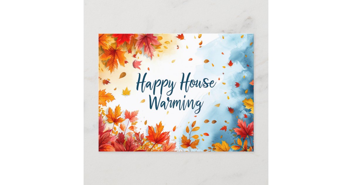 Happy House Warming Postcard | Zazzle