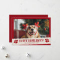 Happy Howlidays Pet Dog Photo Christmas Card | Zazzle