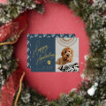 Happy Howlidays Pet Photo Christmas Foil Holiday Card | Zazzle