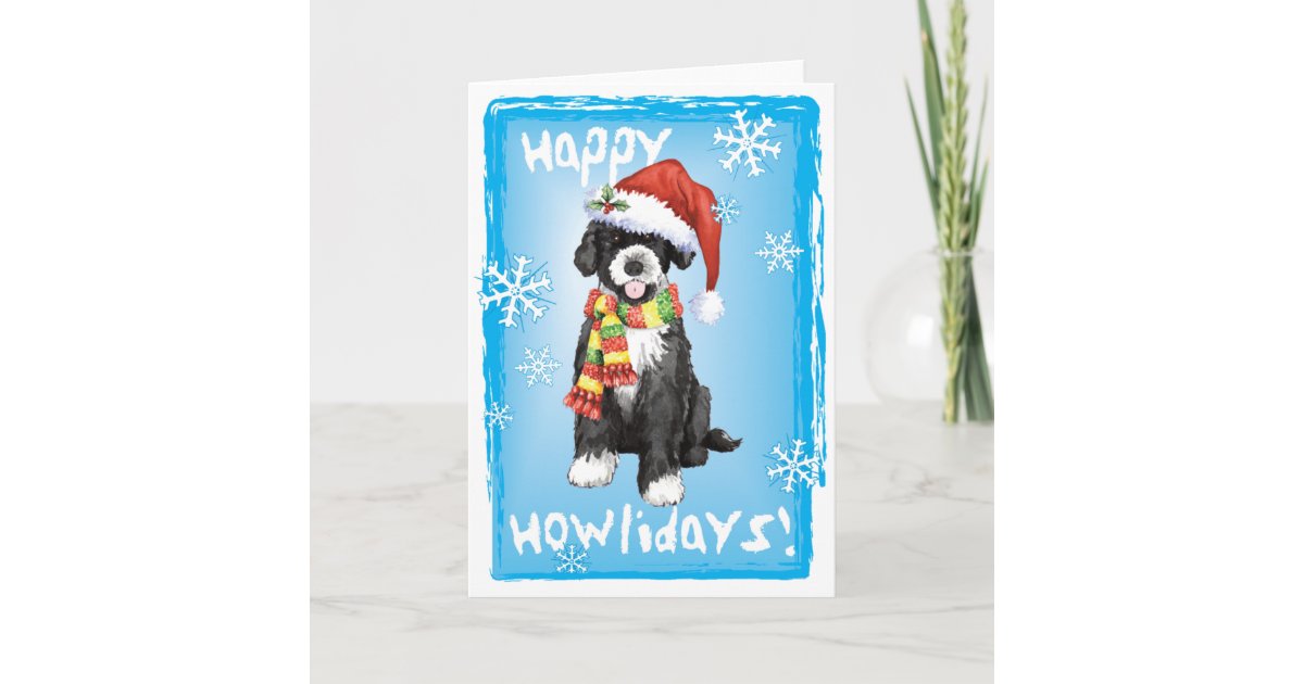 Happy Howlidays PWD Holiday Card | Zazzle