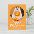 Happy Howloween | Halloween Pet Photo Holiday Card | Zazzle