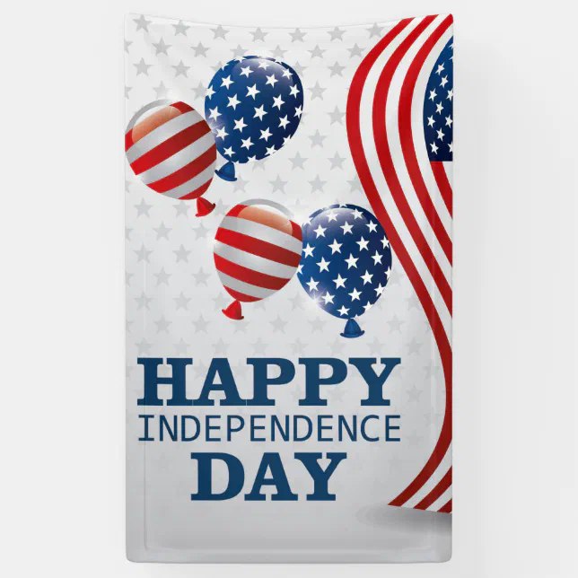 Happy Independence Day Banner | Zazzle