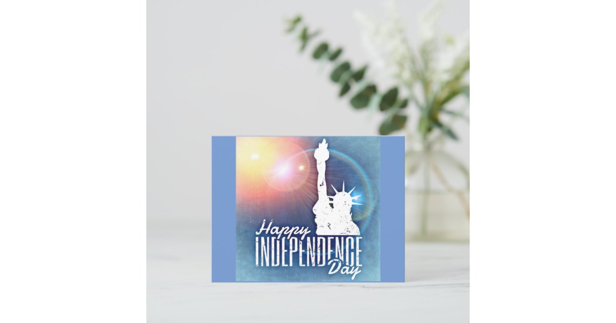 Happy Independence Day Postcard | Zazzle