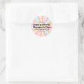 Happy International Women's Day | March 8th Classic Round Sticker | Zazzle