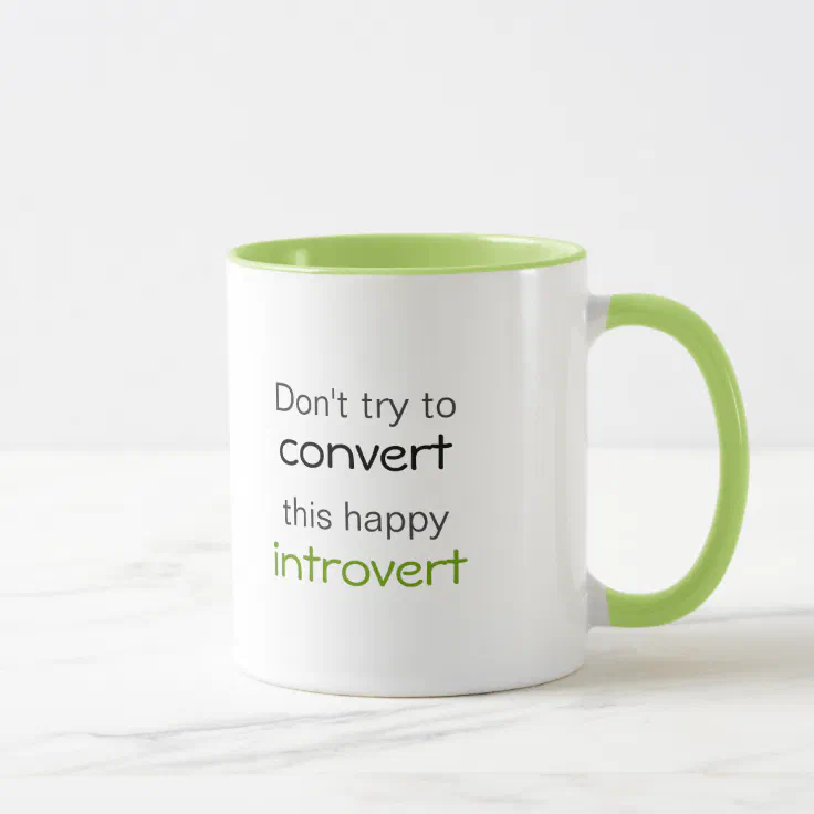 Happy Introvert Mug | Zazzle